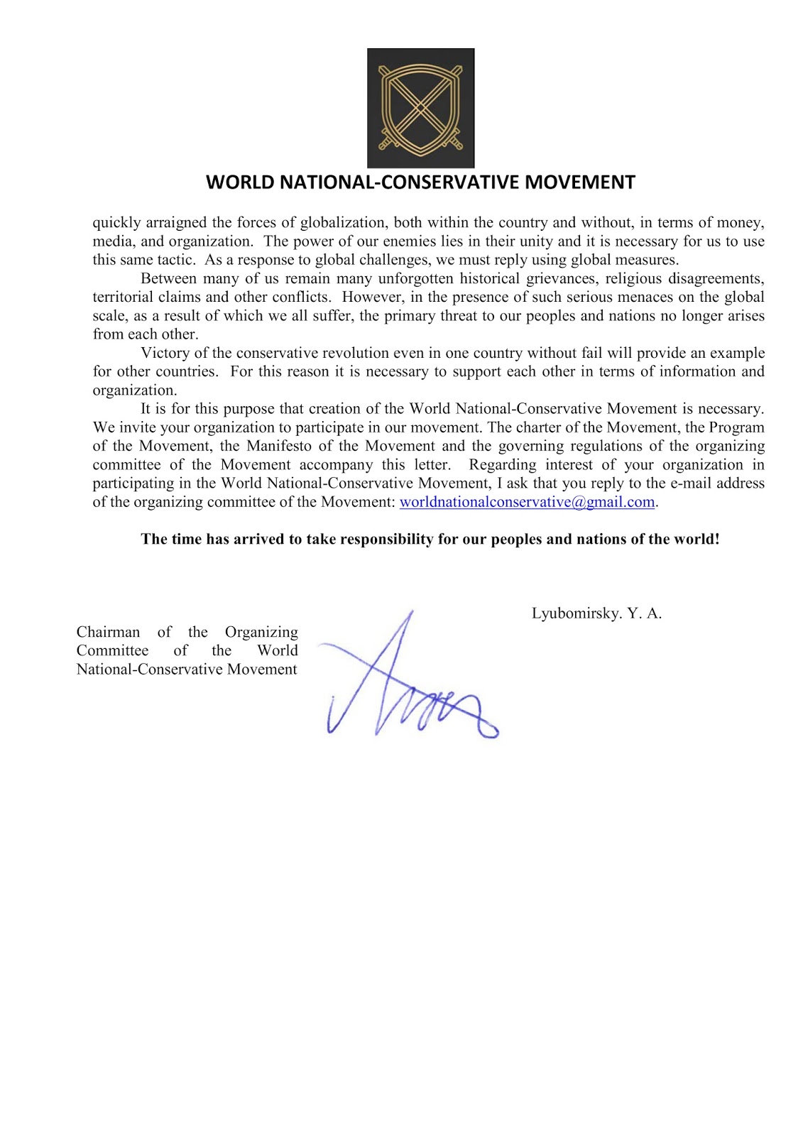 Russian politicians building an international extreme right alliance ...