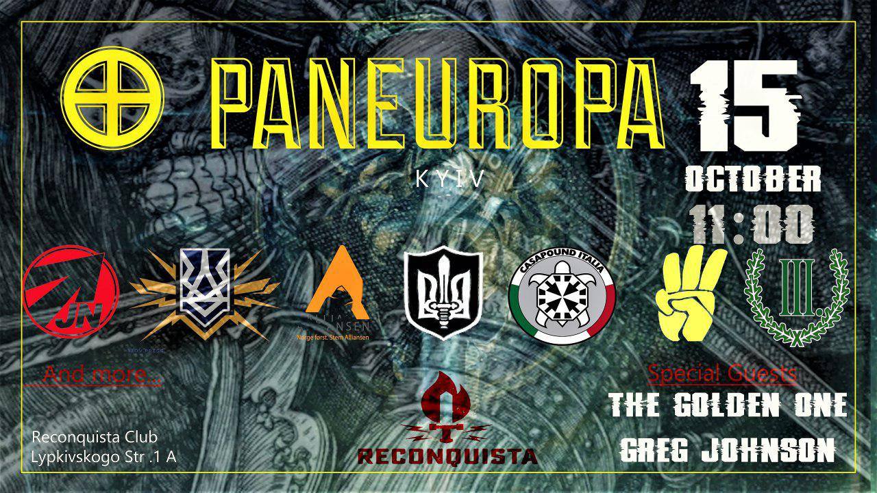 German neo-Nazis march with Ukrainian nationalists in UPA march ...