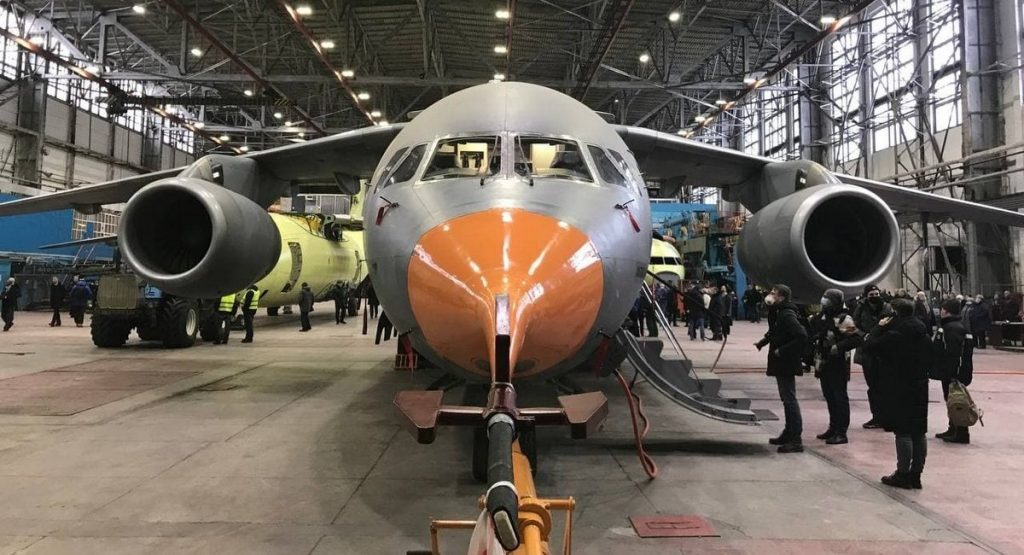 Upgraded Ukrainian An-178 military plane still with Russian engines
