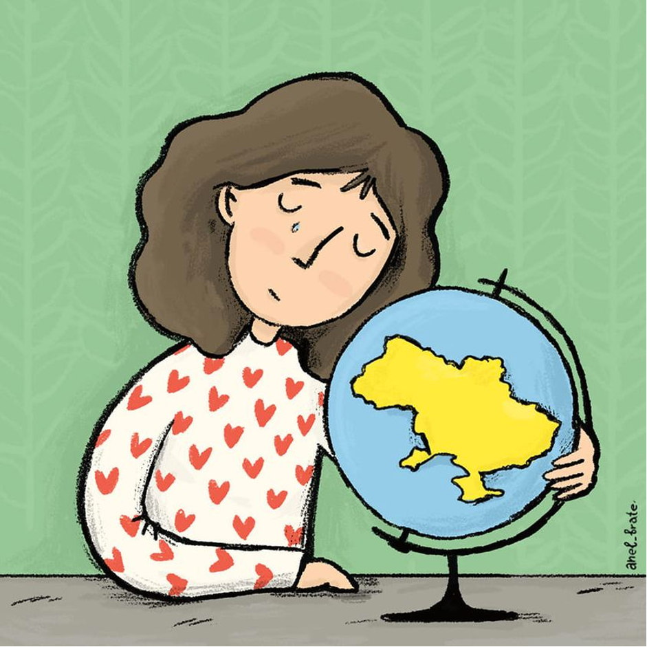 Painful art: Ukrainian illustrators draw Russian war