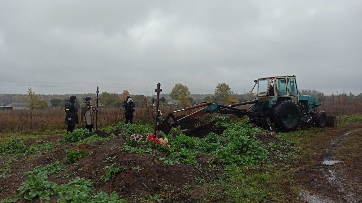 The police of the Kharkiv Oblast began exhuming bodies of Ukrainian ...