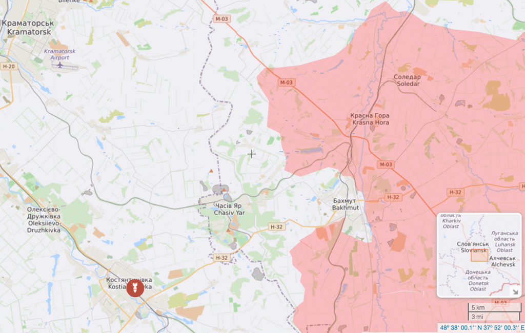 Russia gained footholds in central Bakhmut, reduced military activity ...